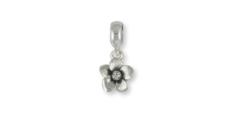 Cherry Blossom Flower Charm And Jewelry Designs In Silver And Gold By ...