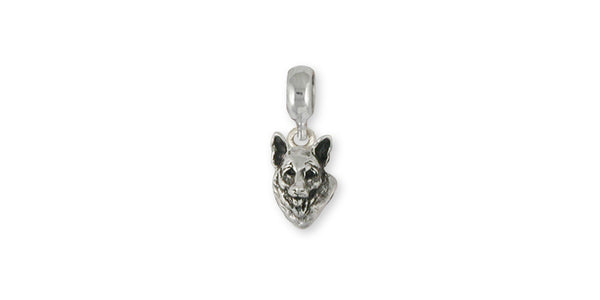 German Shepherd Dog Charm Slide Sterling Silver | Esquivel and Fees ...