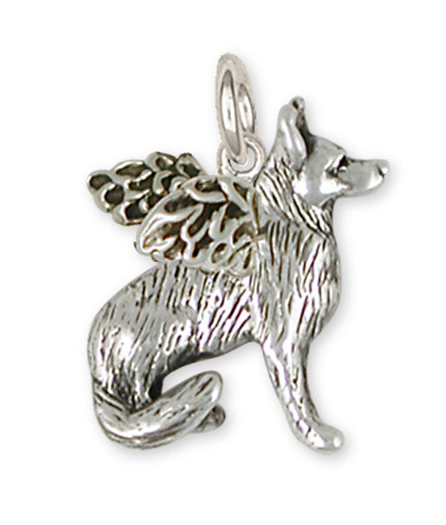 German Shepherd Angel Dog Charm Sterling Silver | Esquivel and Fees ...