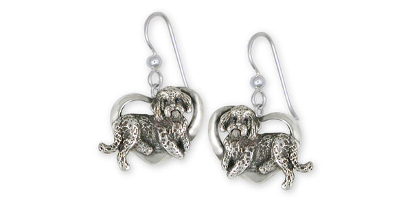 Labradoodle Dog Earrings Sterling Silver | Esquivel and Fees | Handmade ...
